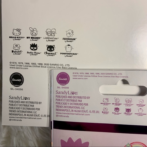 Sanrio | Office | Nwt Hello Kitty And Friends Sanrio Pink Sticker ...